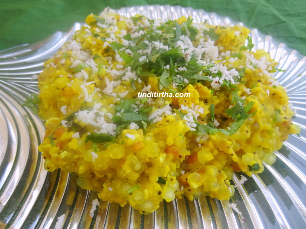 Sabbakki hesarubele uppittu | Sago Moong Upma| tinditirtha